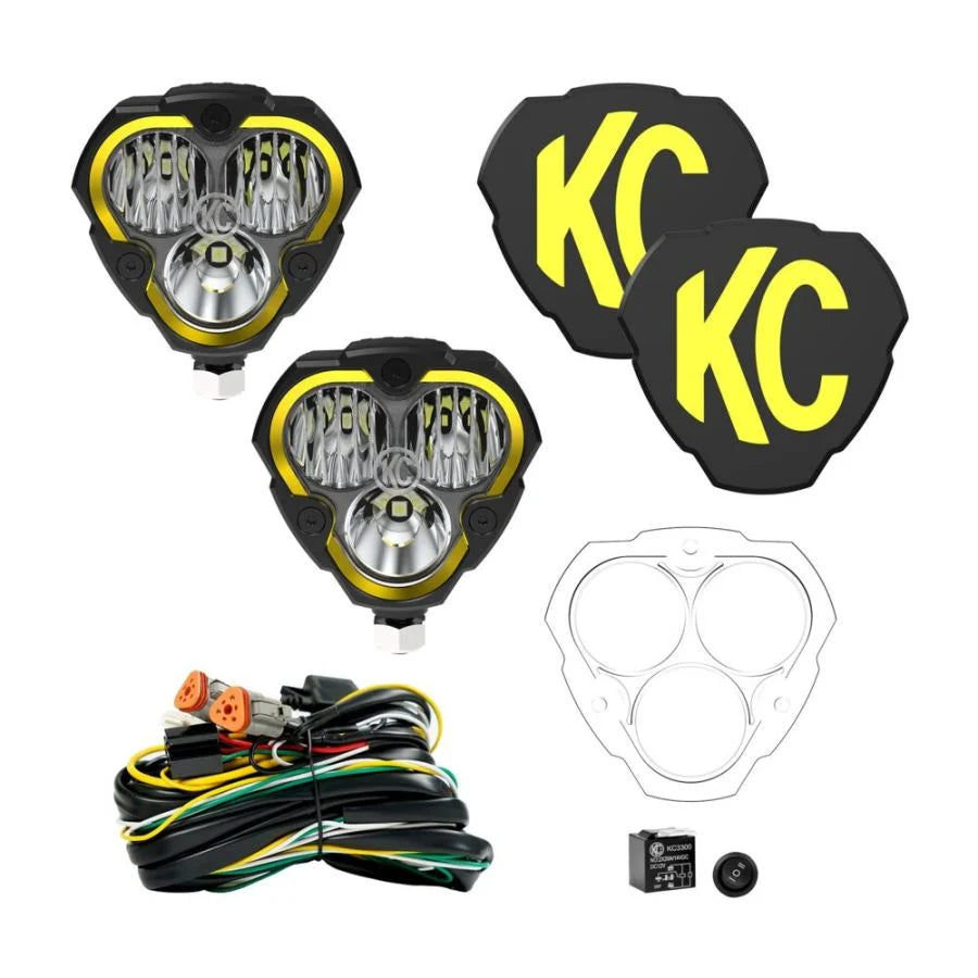 KC Lights FLEX ERA® 3 - 2-Light Master LED Light Pod Kit – Dirt Monkey ...